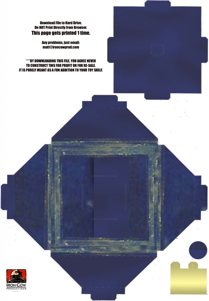 Iron-Cow Productions » Doctor Who: Make Your Own TARDIS (Download 3 of ...